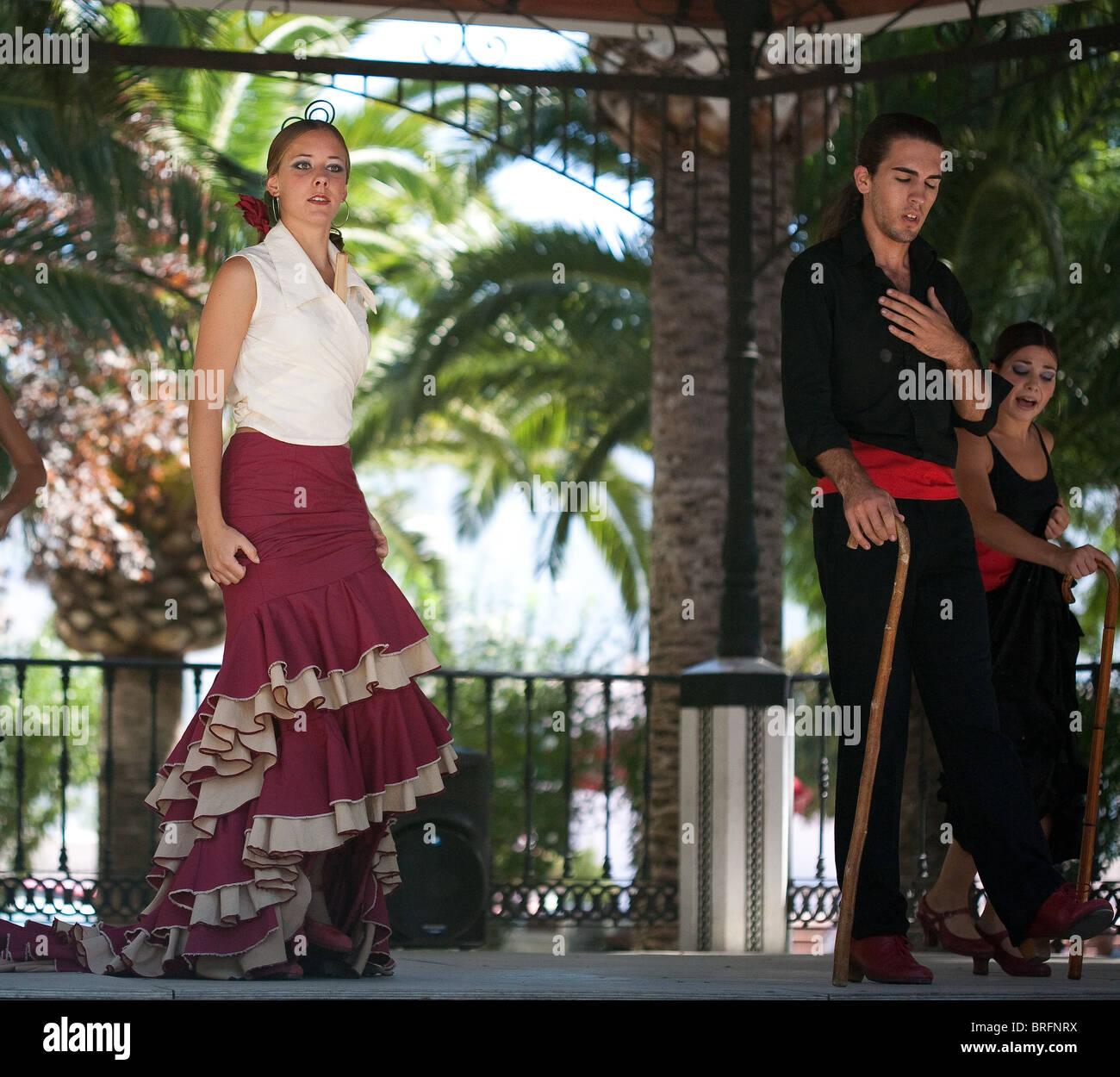 The passion and intensity of Flamenco Dancers in village of Mijas ...