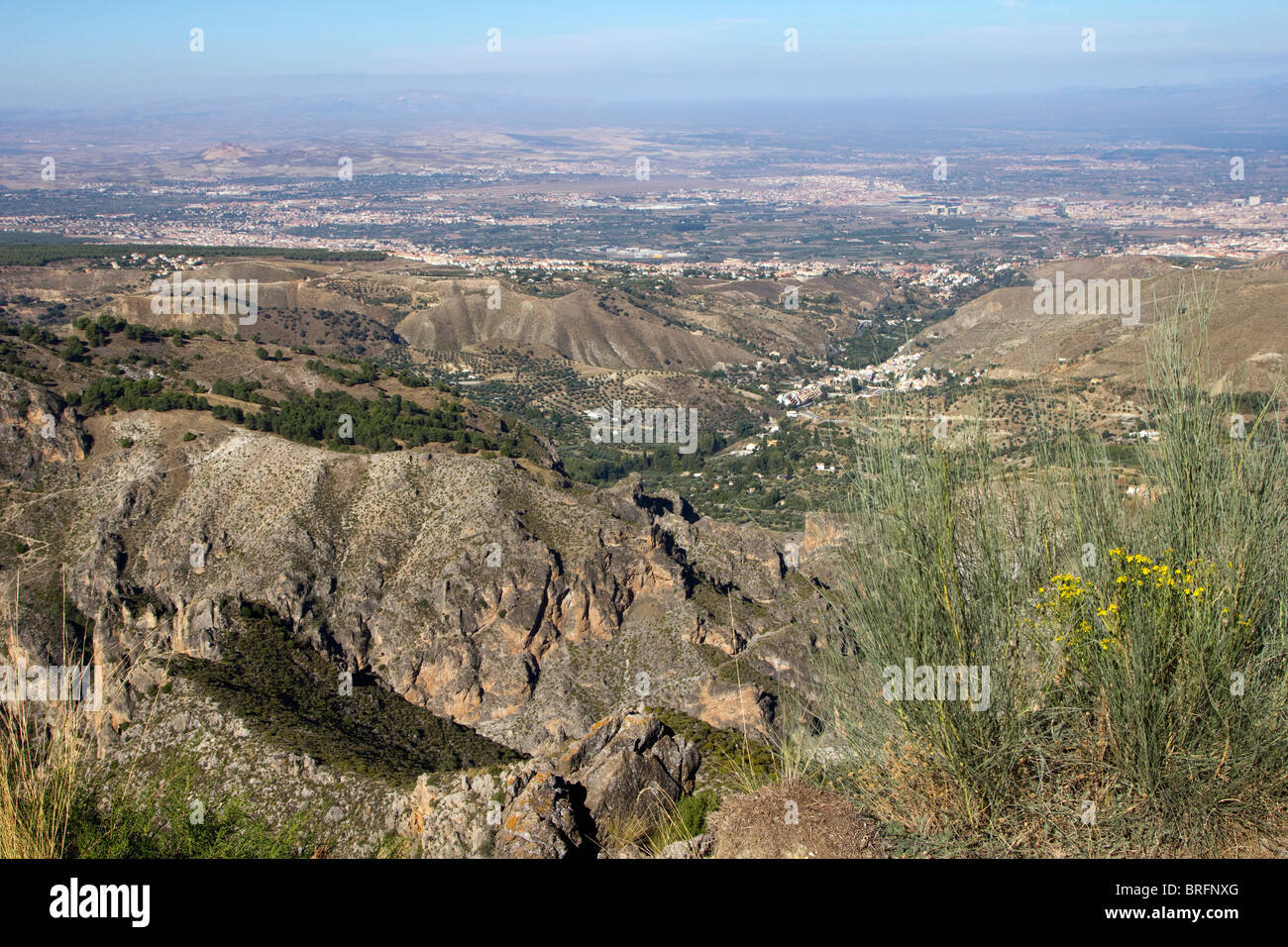 monachil gorge area Sierra Nevada National Park Spain Europe Stock ...