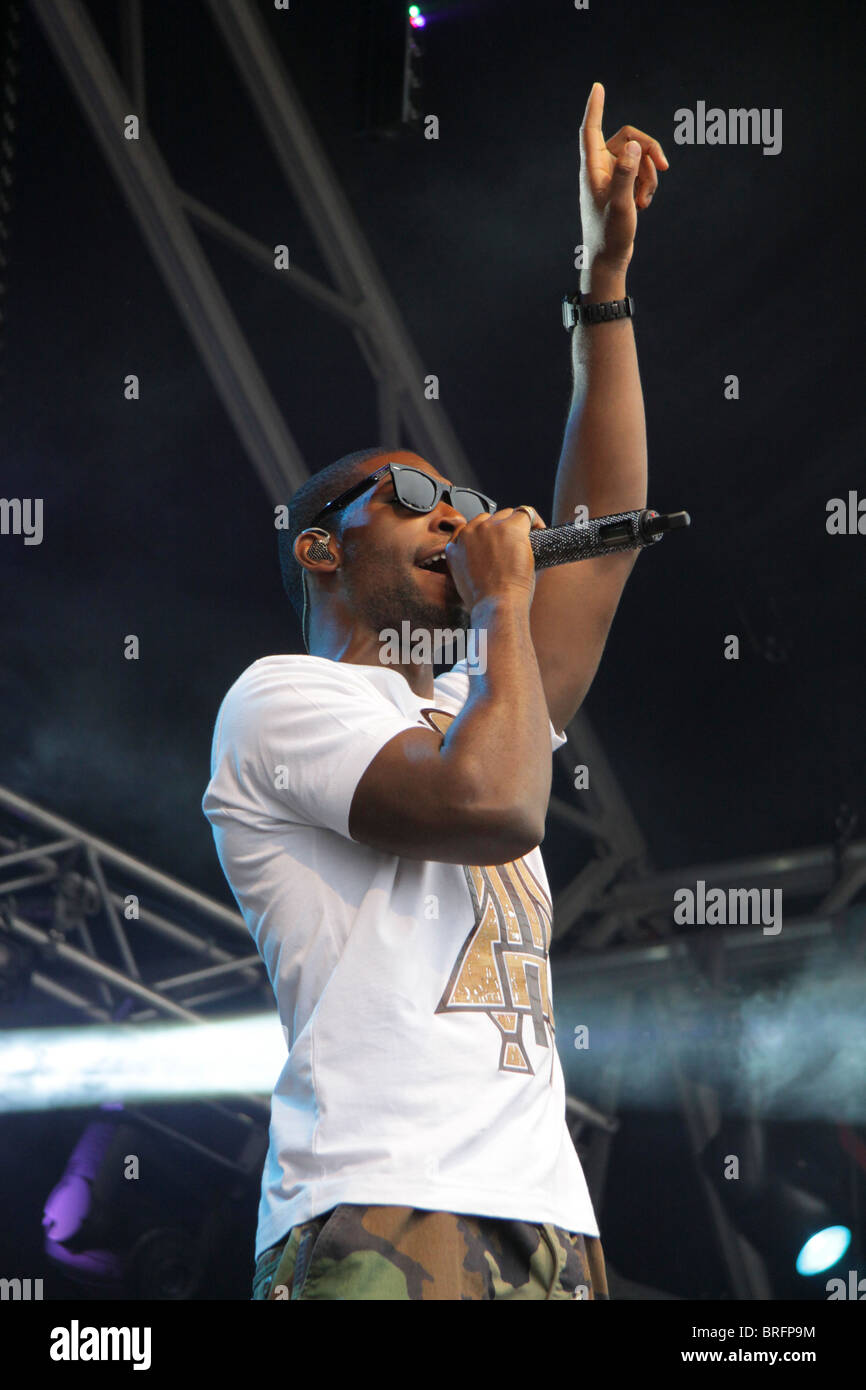 Tinie english rapper performs camp hi-res stock photography and images ...