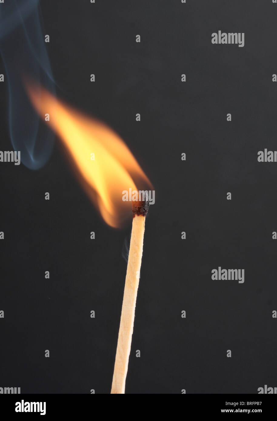 a burning match Stock Photo - Alamy