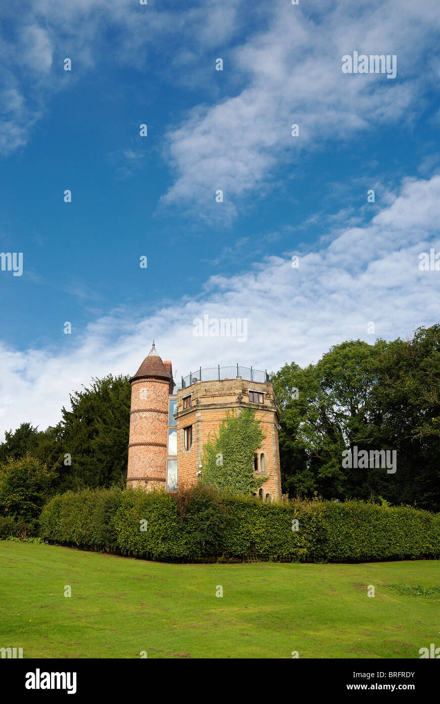 water tower shipley country park england uk Stock Photo - Alamy