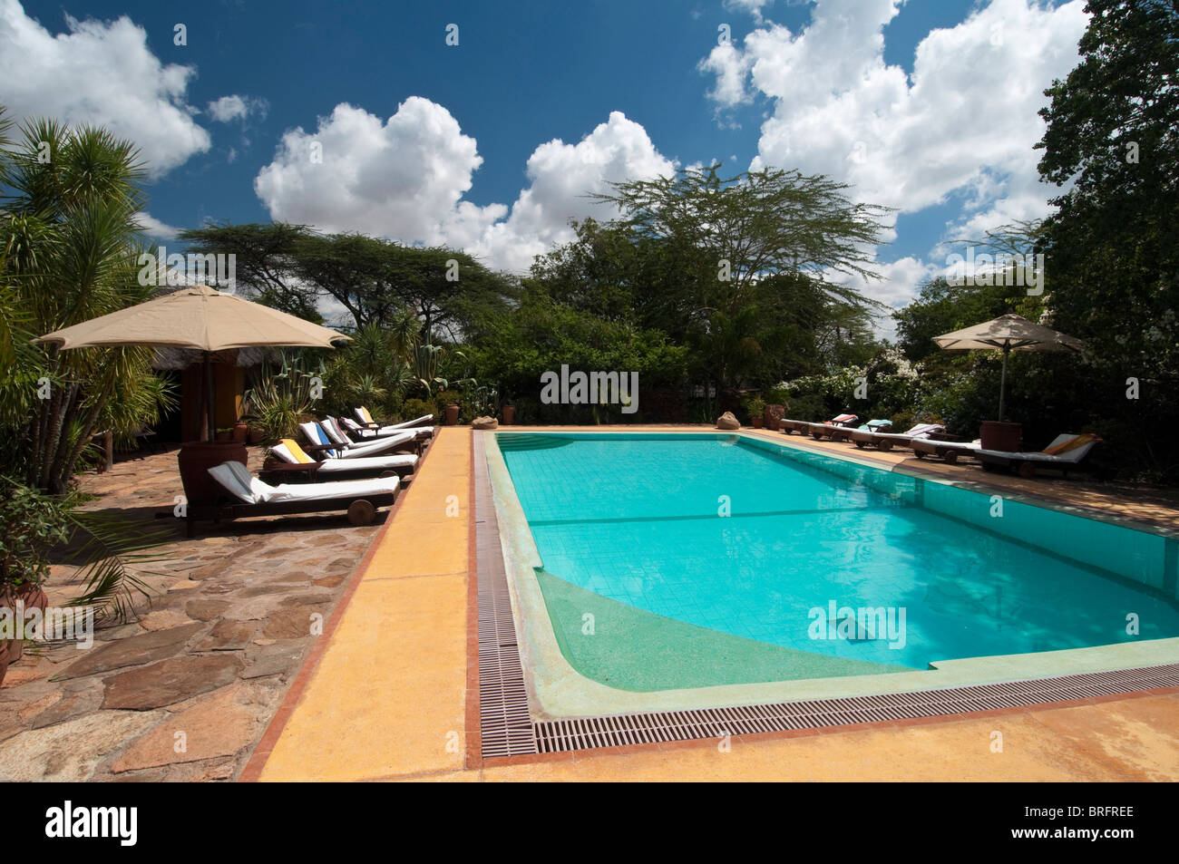 Loisaba Lodge, Loisaba Wilderness Conservancy, Laikipia, Kenya Stock ...