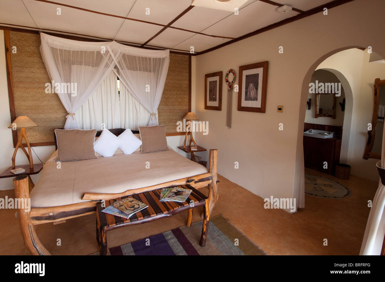 Loisaba Lodge, Loisaba Wilderness Conservancy, Laikipia, Kenya Stock ...