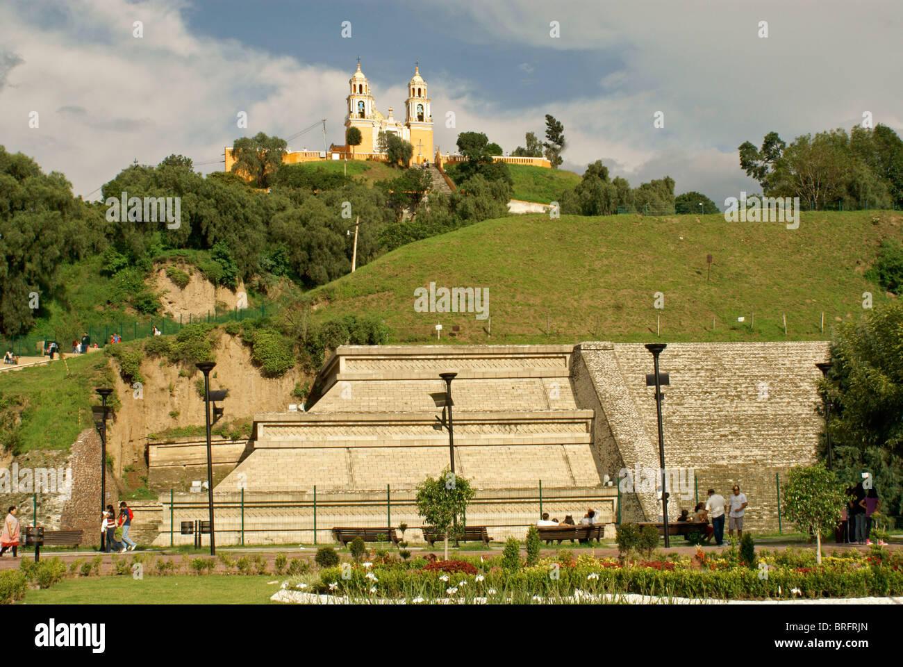Cholula pyramid reconstruction hi-res stock photography and images - Alamy