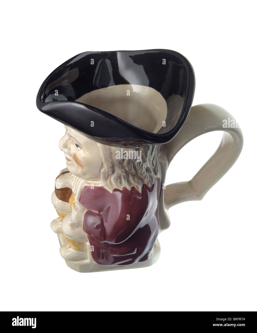 a toby jug on white Stock Photo - Alamy