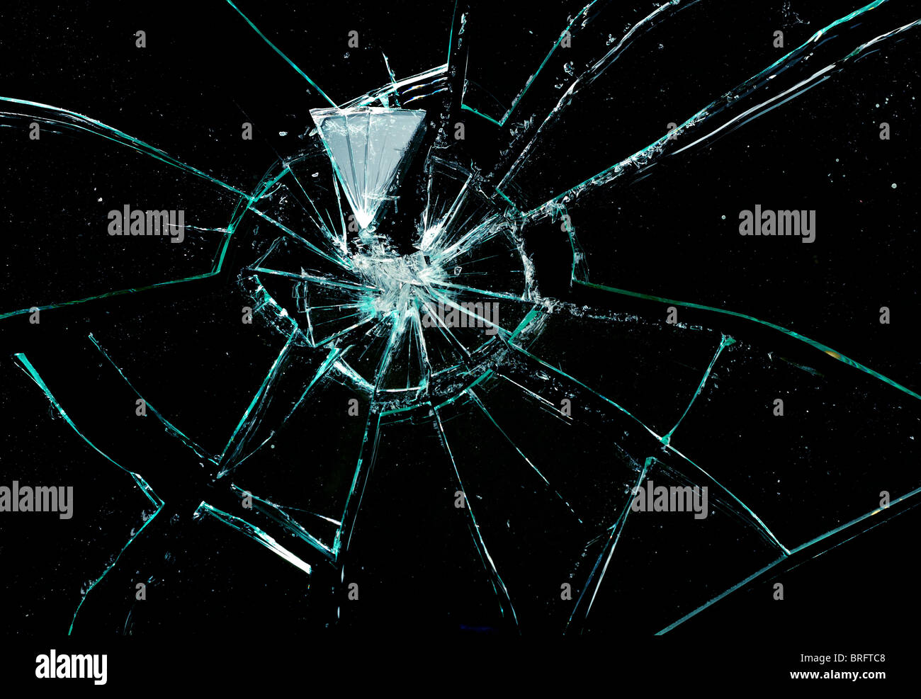 broken glass on a black background Stock Photo - Alamy