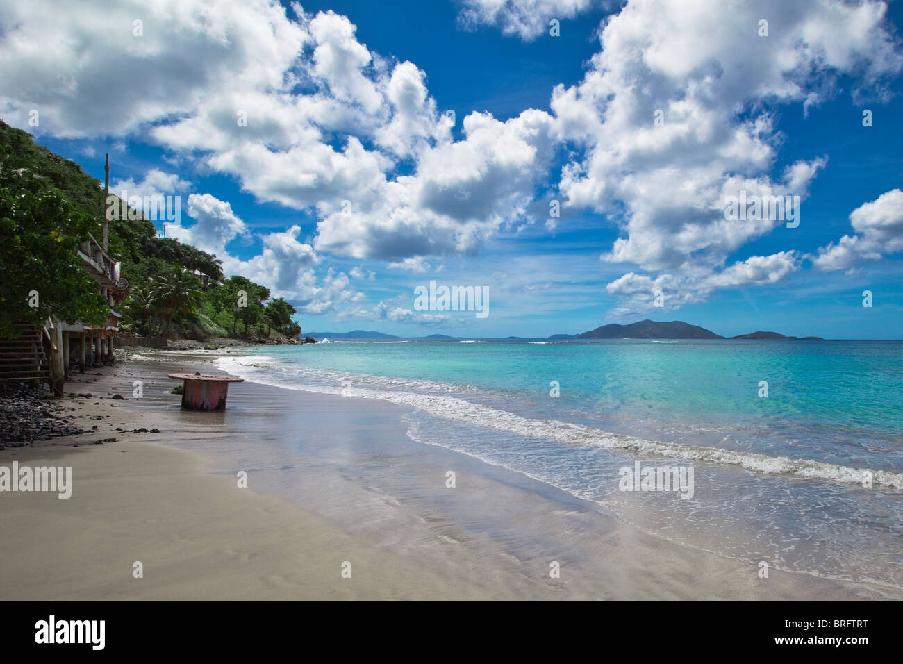 Remote Caribbean Beach Stock Photo - Alamy