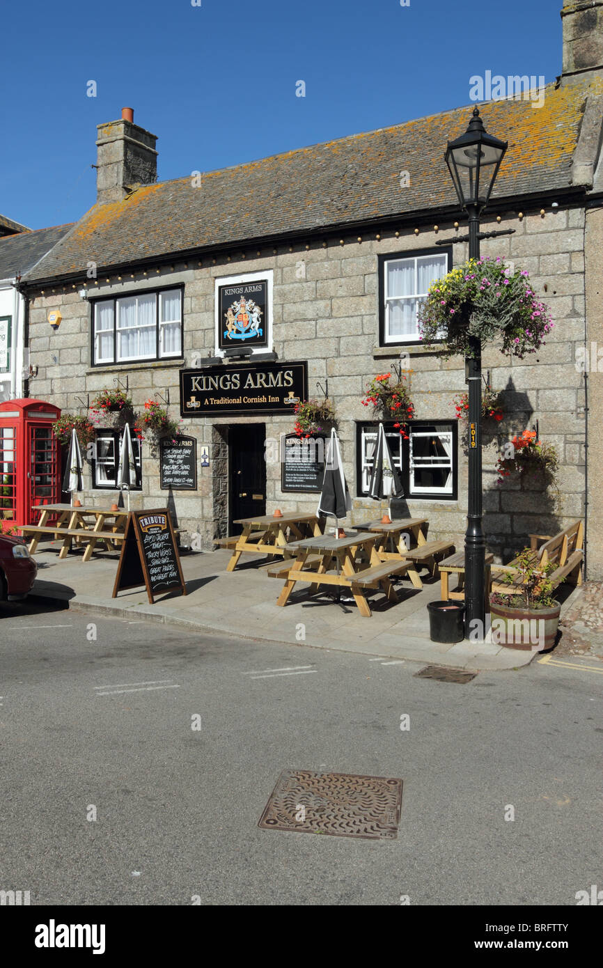 The Kings Arms Inn, St. Just Cornwall UK Stock Photo - Alamy
