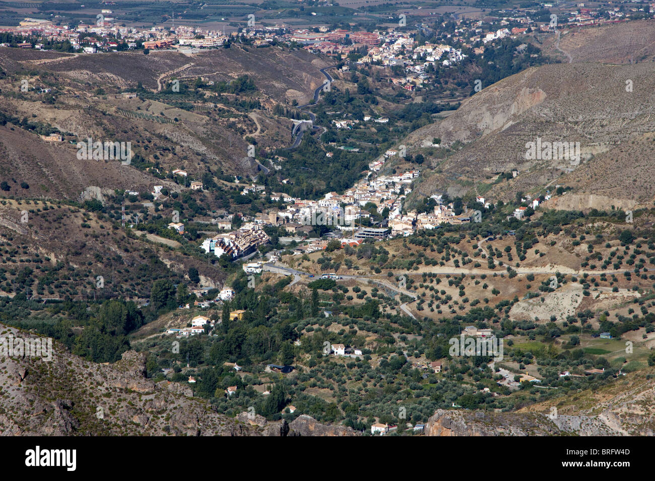 monachil gorge area Sierra Nevada National Park Spain Europe Stock ...