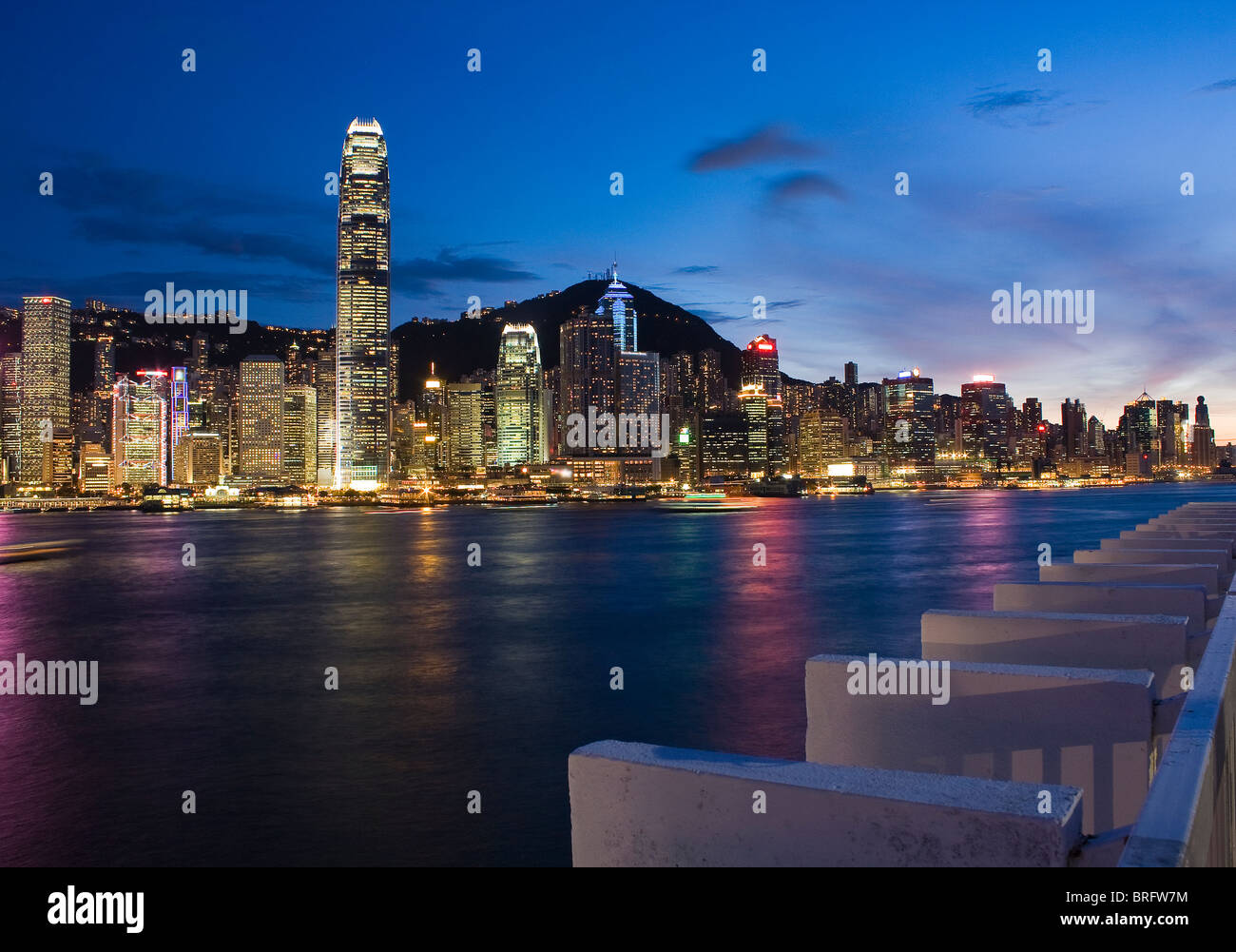 hong kong and modern building for texture Stock Photo - Alamy