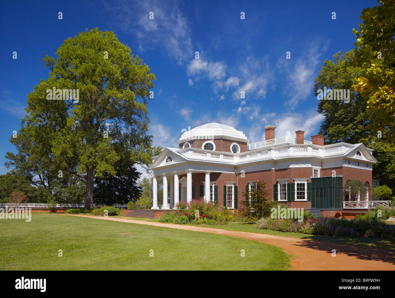 Monticello thomas jefferson garden hi-res stock photography and images ...