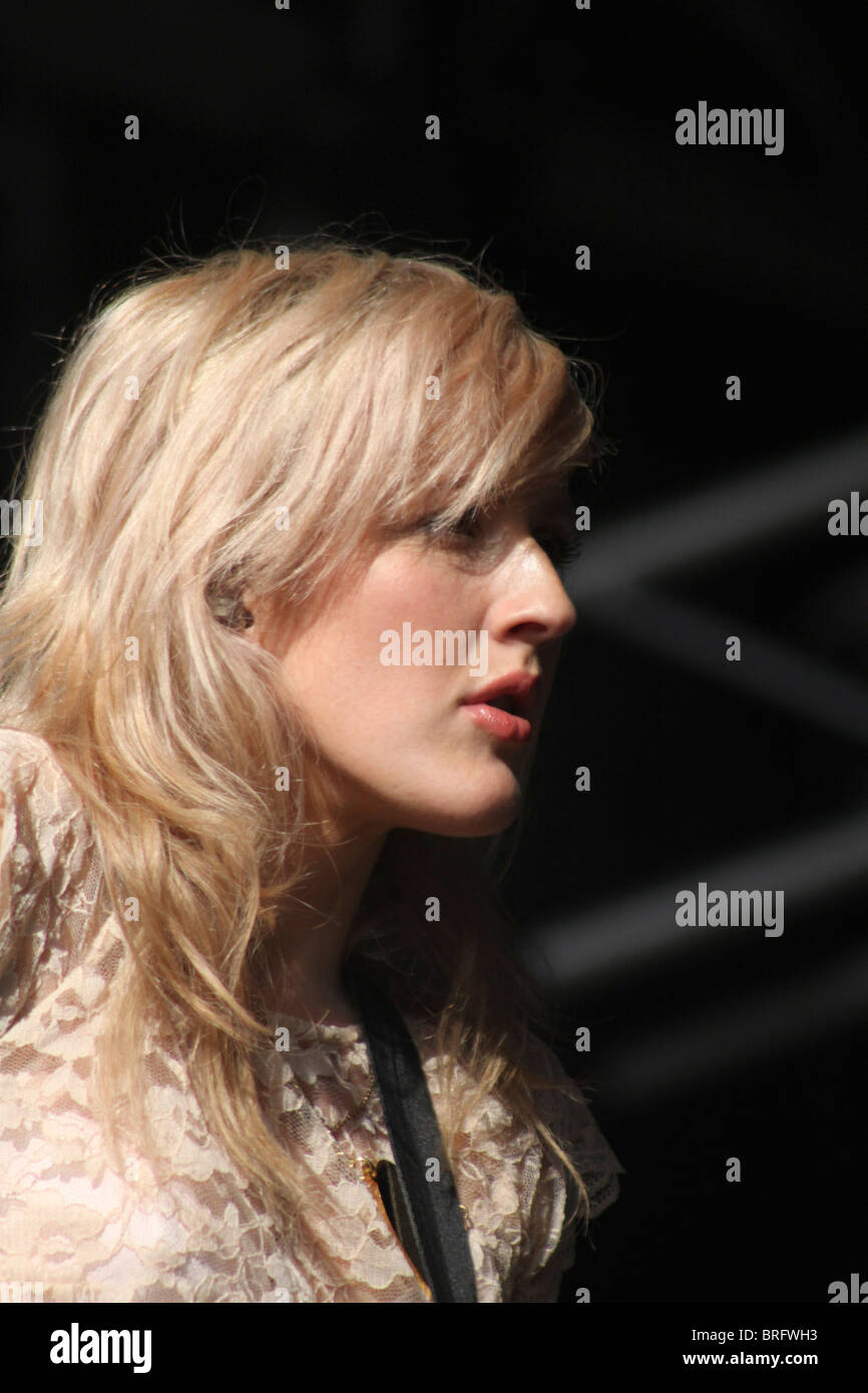 Ellie Goulding the singer performs at Camp Bestival, Dorset, in July ...