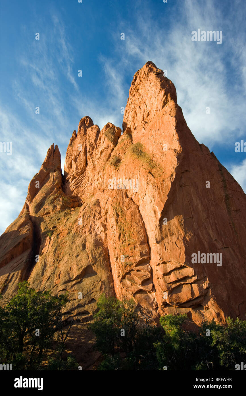 South Gateway Rock, Garden of the Gods. Years of erosion create unique ...