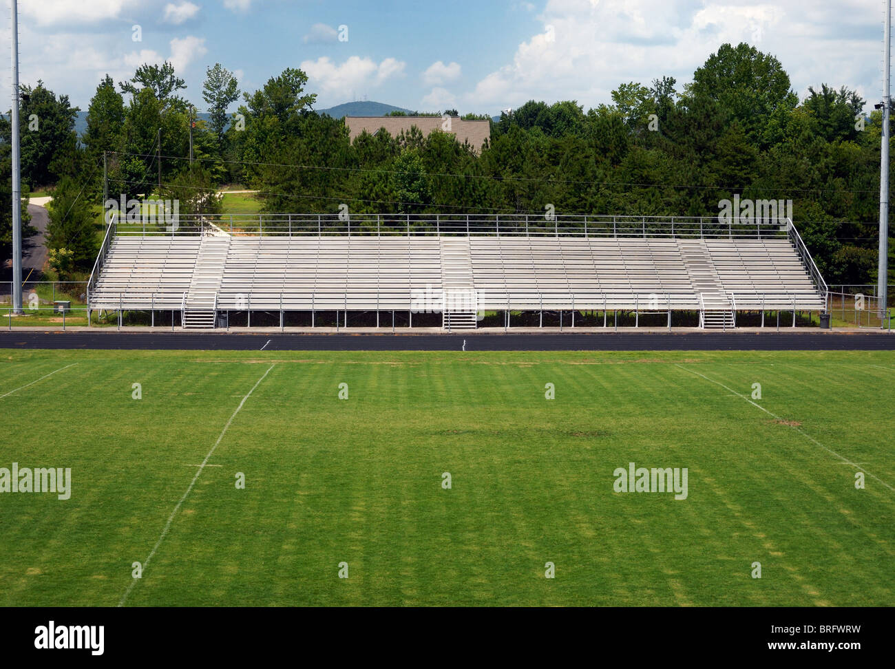School bleachers outdoor hi-res stock photography and images - Alamy
