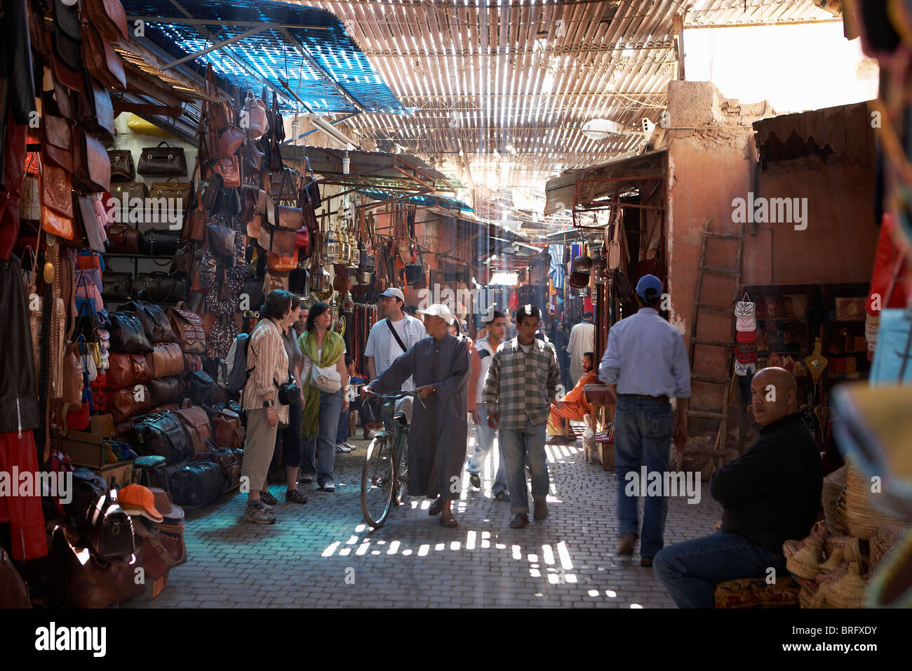MARRAKESH: BUSY SOUK Stock Photo - Alamy