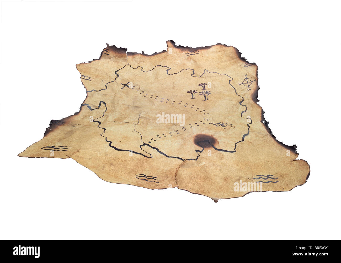 Treasure map island hi-res stock photography and images - Alamy