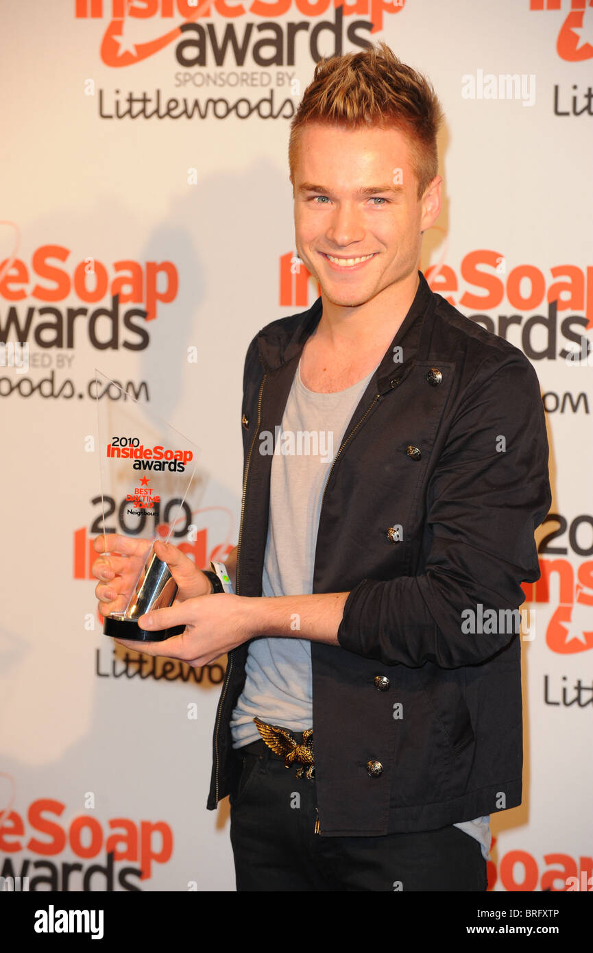 SAM CLARK 2010 INSIDE SOAP AWARDS SHAKA ZULU STABLES MARKET LONDON ...