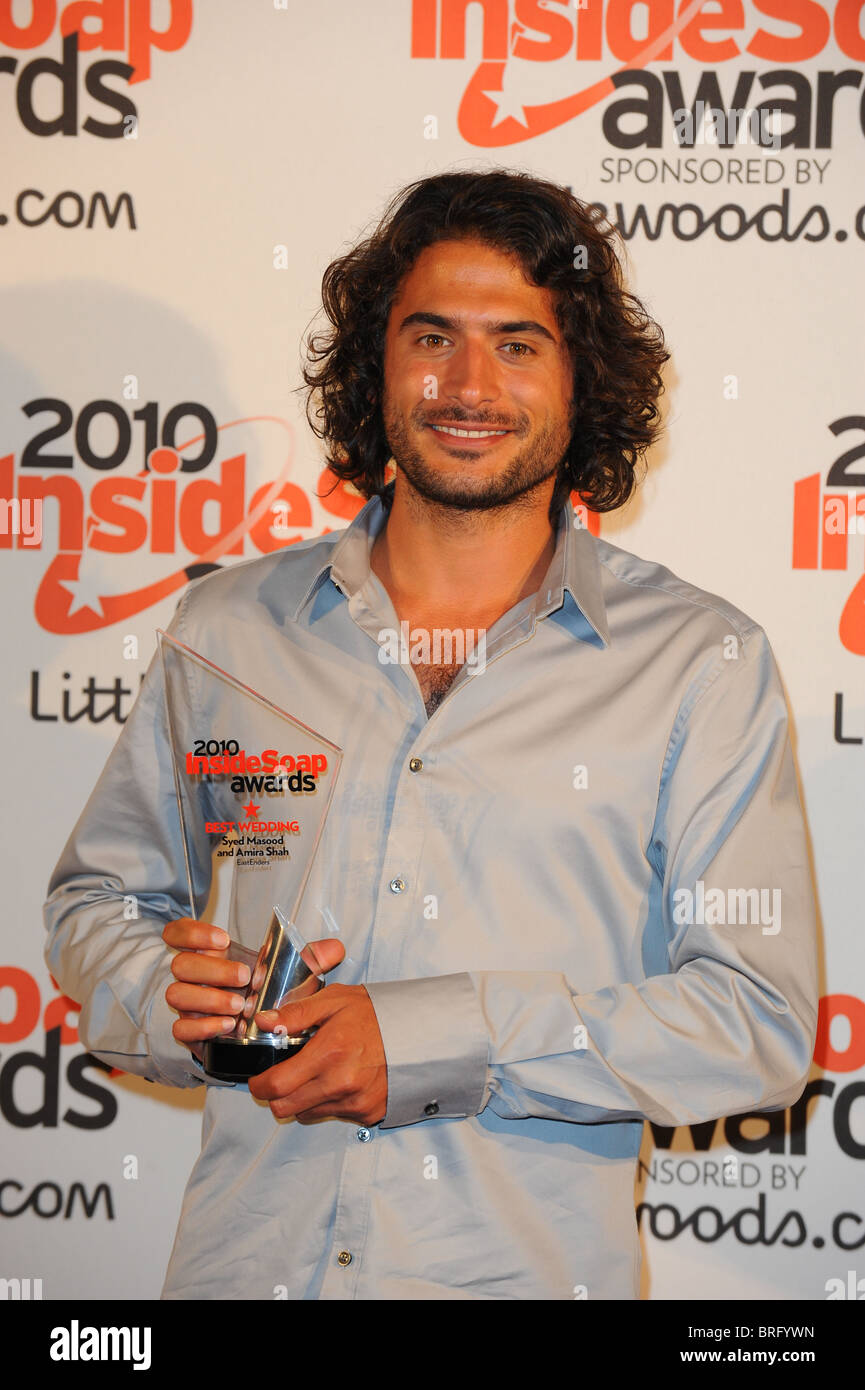 MARC ELLIOTT 2010 INSIDE SOAP AWARDS SHAKA ZULU STABLES MARKET LONDON ...