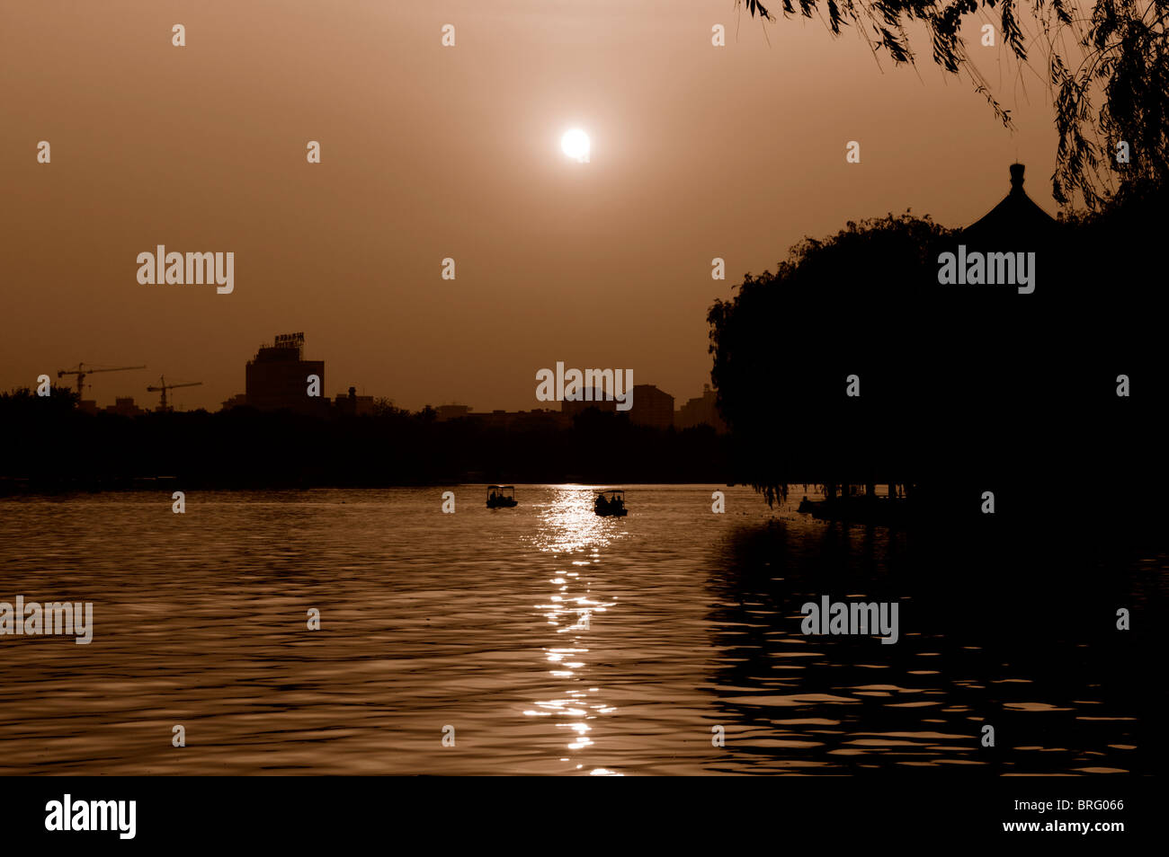 BEAUTIFUL BEIJING SUNSET Stock Photo - Alamy