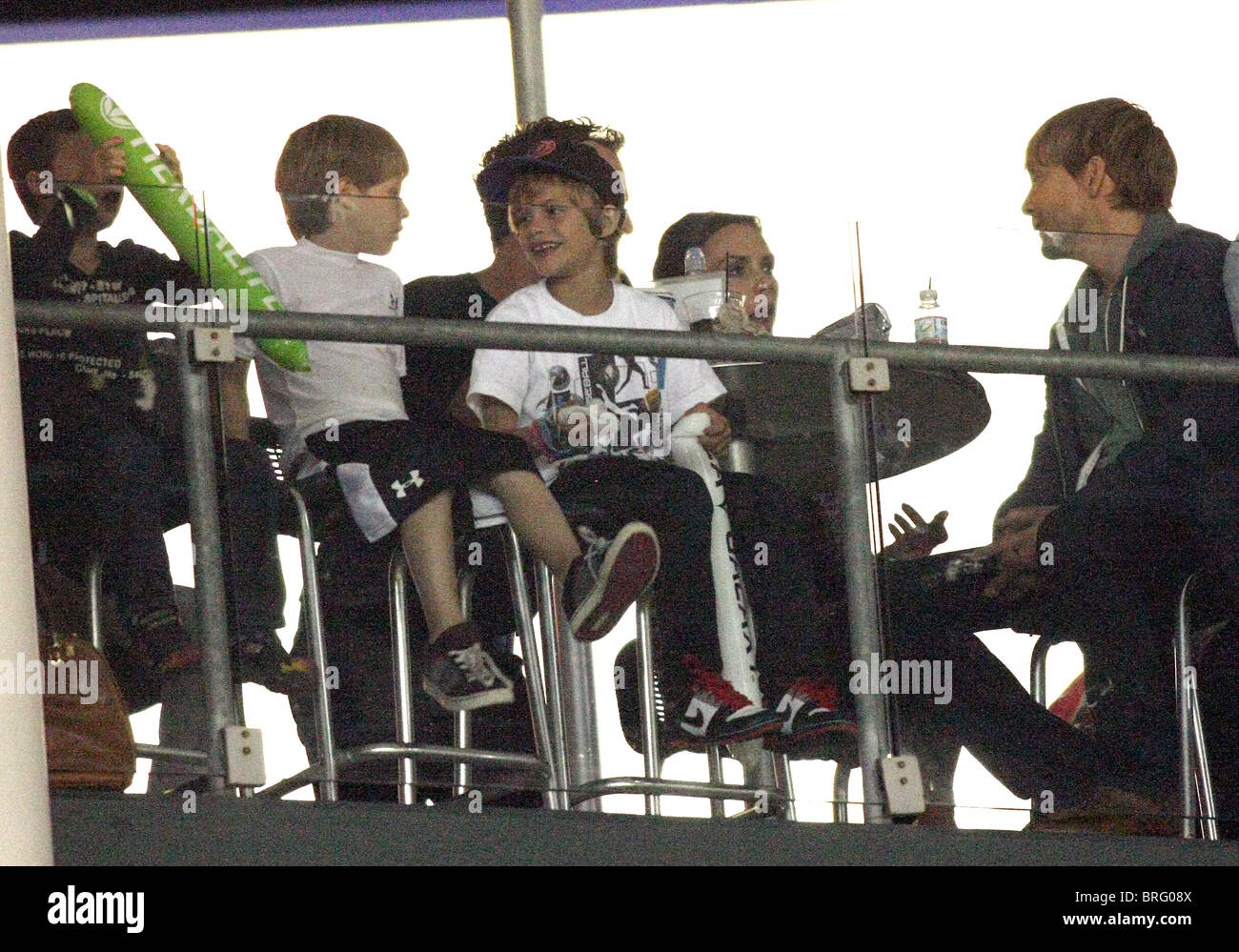 VICTORIA BECKHAM ROMEO BECKHAM CRUZ BECKHAM KEN PAVES LOS ANGELES ...