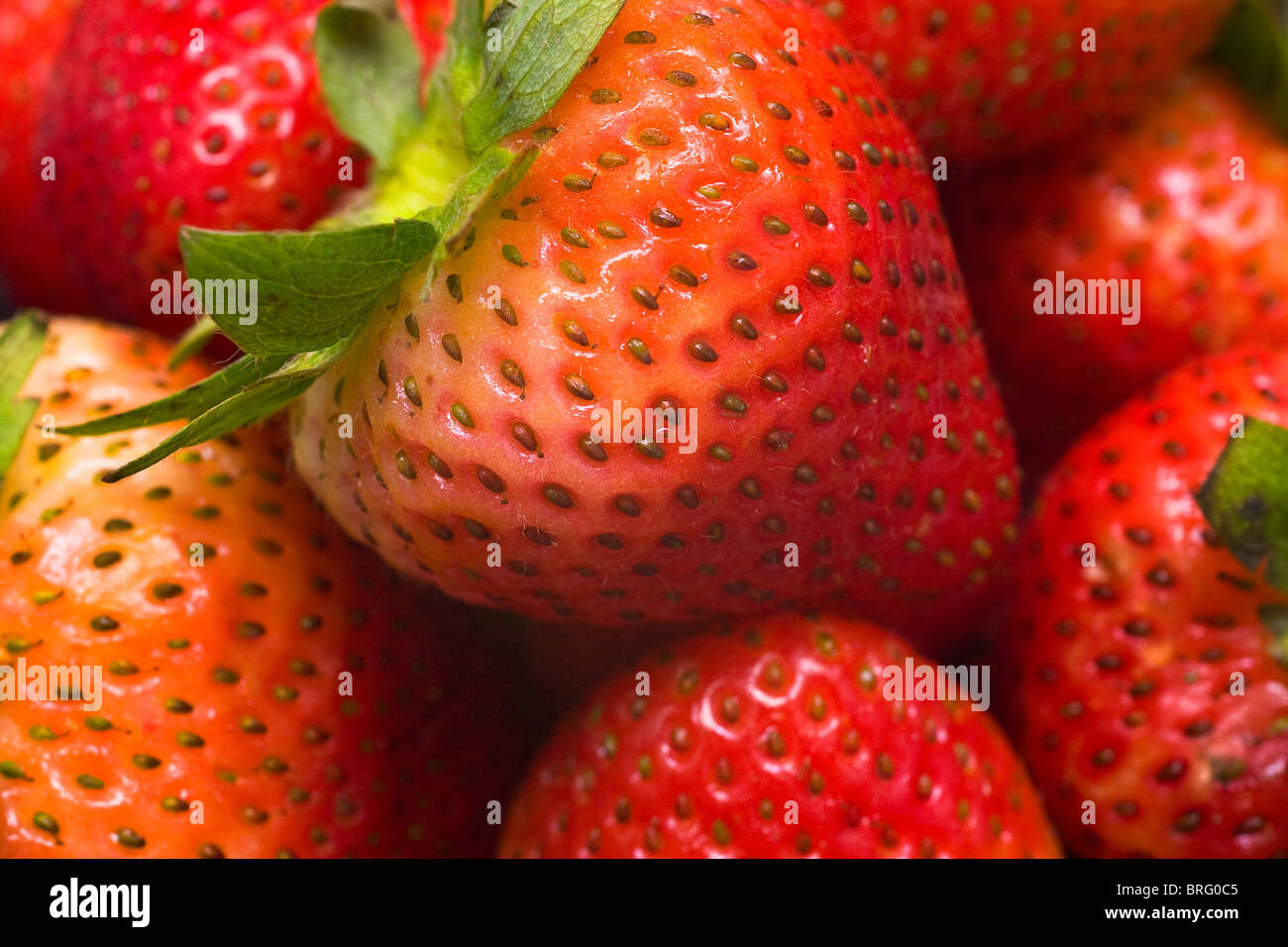 Strawberry background hi-res stock photography and images - Alamy