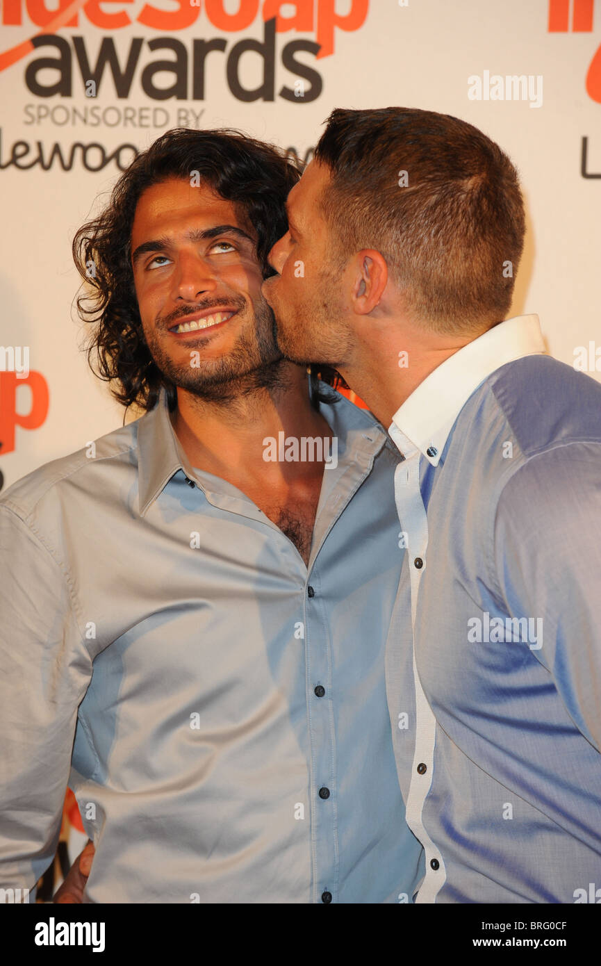 MARC ELLIOTT & JOHN PARTRIDGE 2010 INSIDE SOAP AWARDS SHAKA ZULU ...