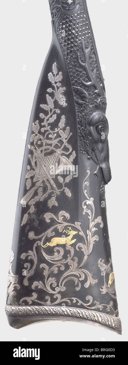 A percussion double-barrelled shotgun, Nicolas Noel Boutet, Paris after ...