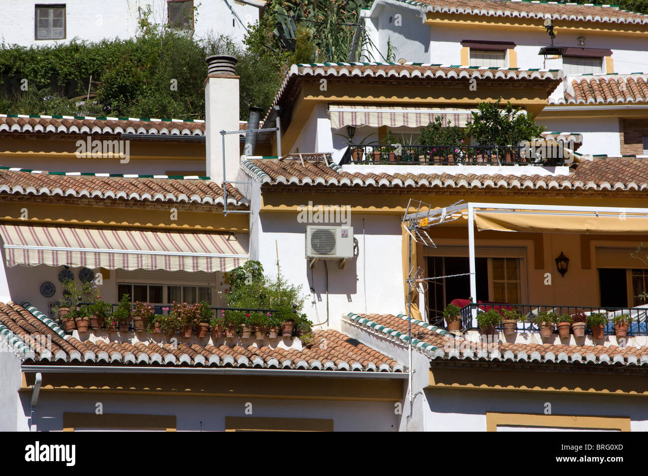 monachil gorge area Sierra Nevada National Park Spain Europe Stock ...