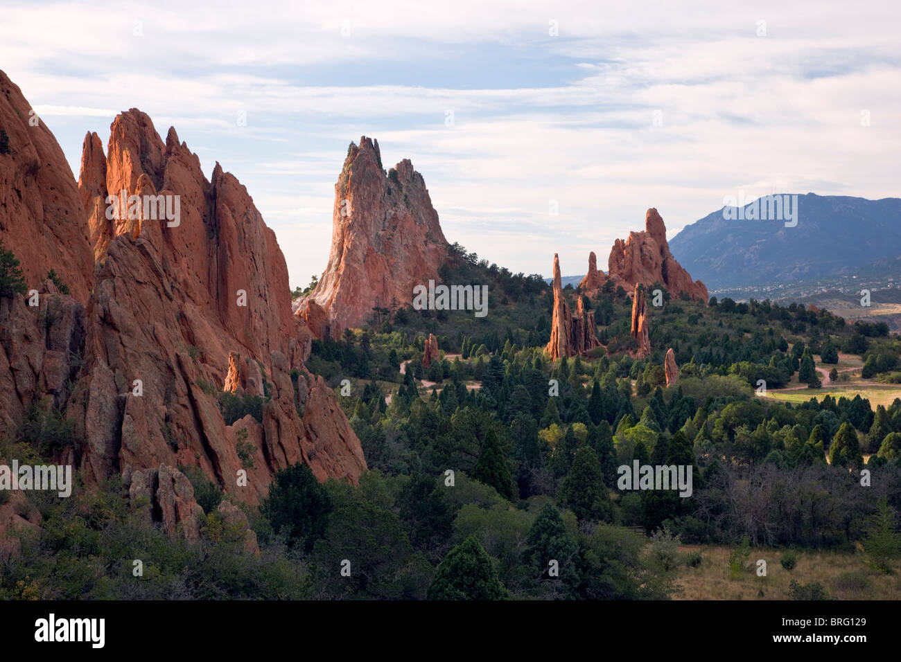 Cathedral Spires and Three Graces, Garden of the Gods, Colorado Springs ...