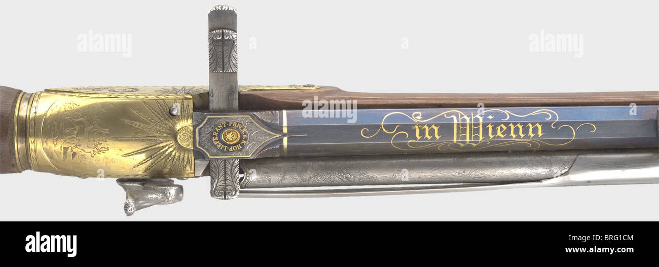 A Girandoni action repeating air rifle,Joseph Contriner,Vienna,circa ...