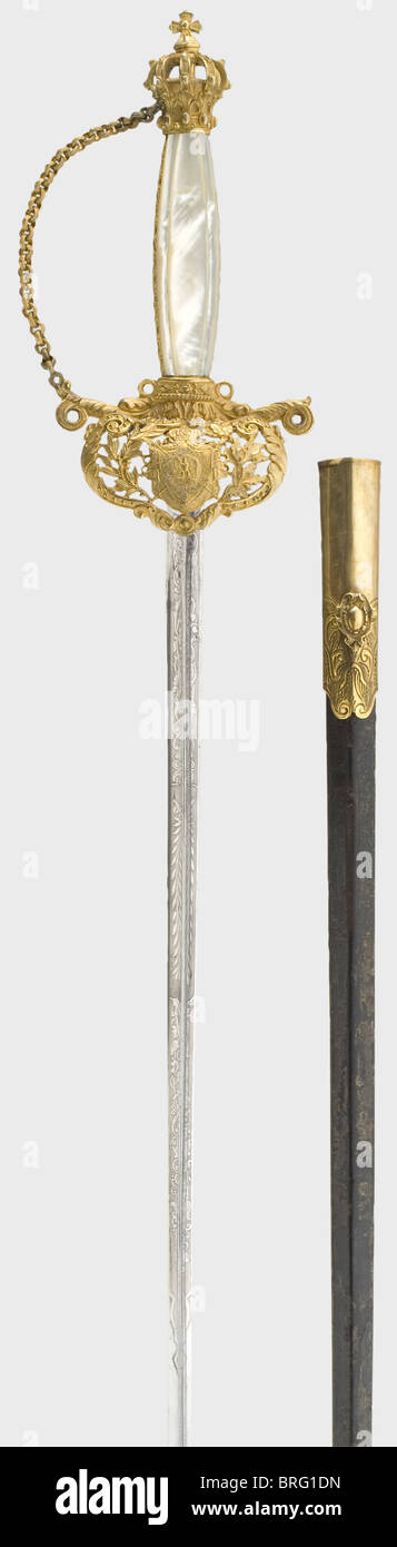 A ceremonial sword for a high state official,at the court of Napoleon ...