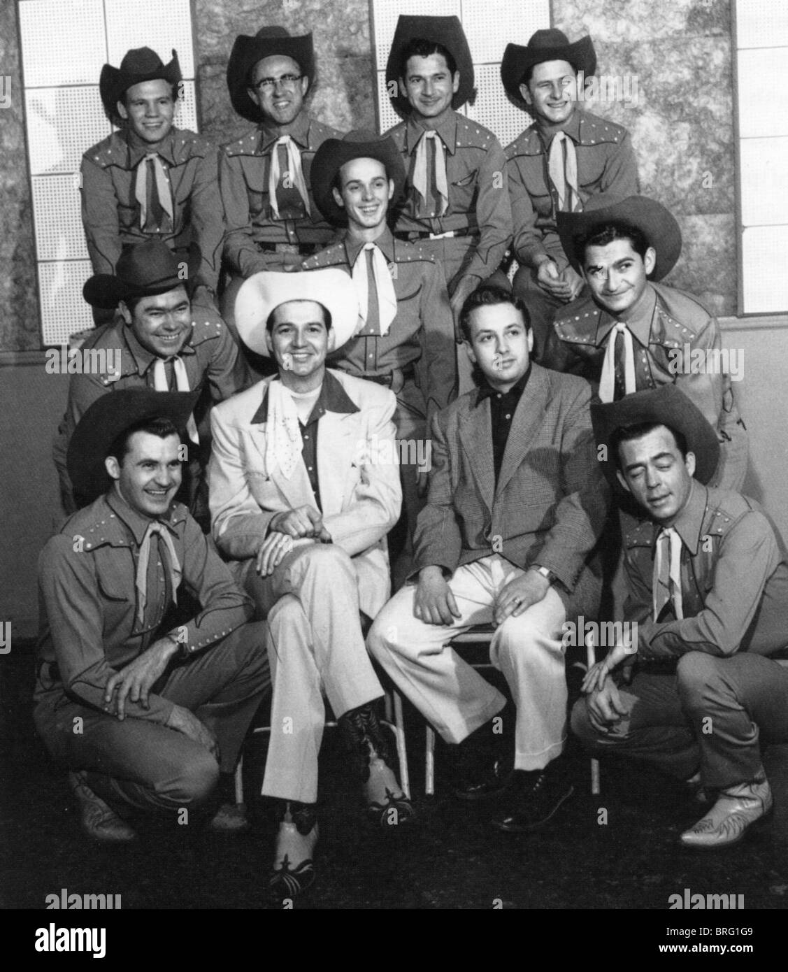 HANK THOMPSON (1925-2007) US Country musician with his Brazos Valley ...