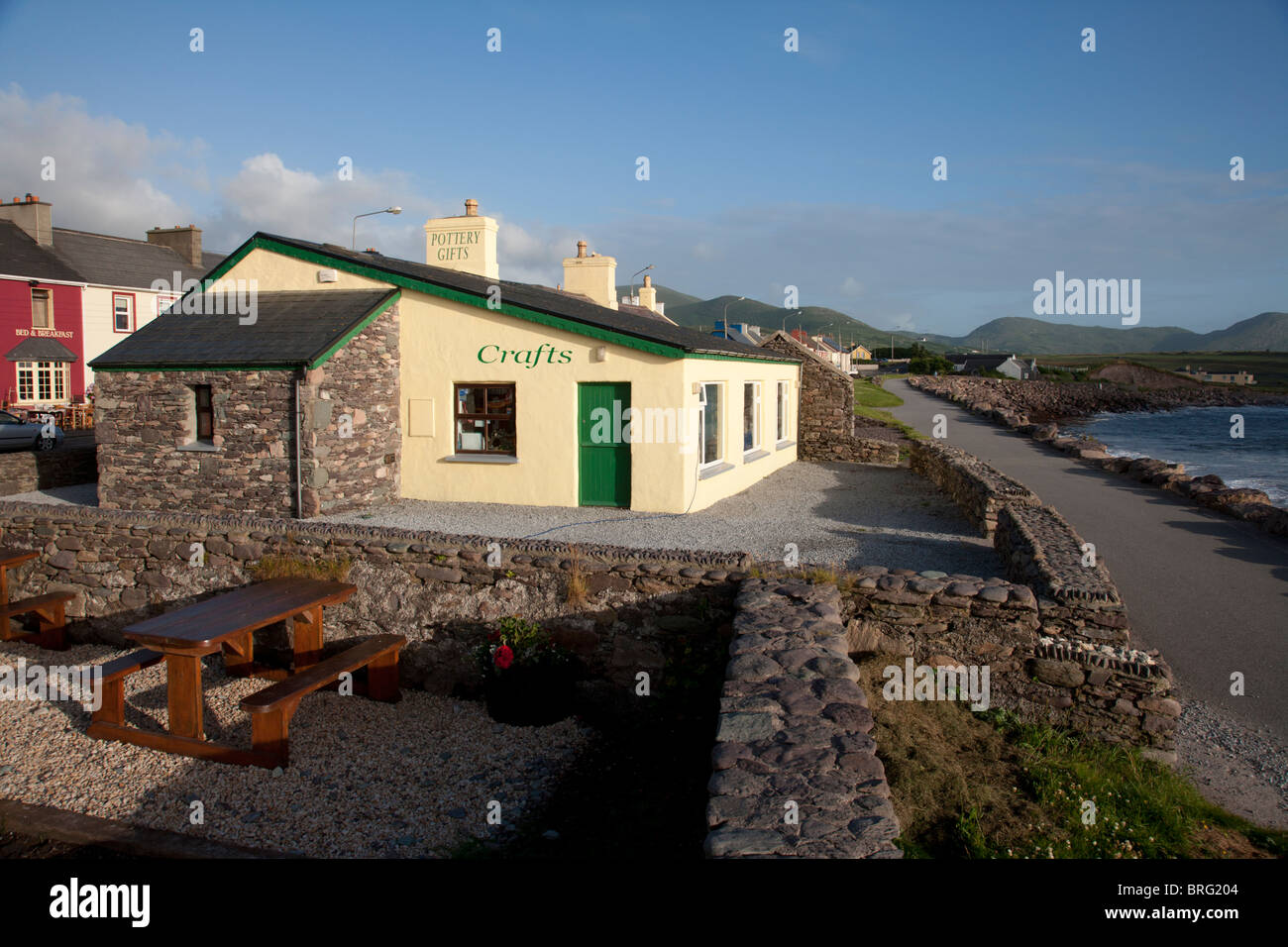 Irish craft shop, Waterville County Kerry Ireland Stock Photo - Alamy
