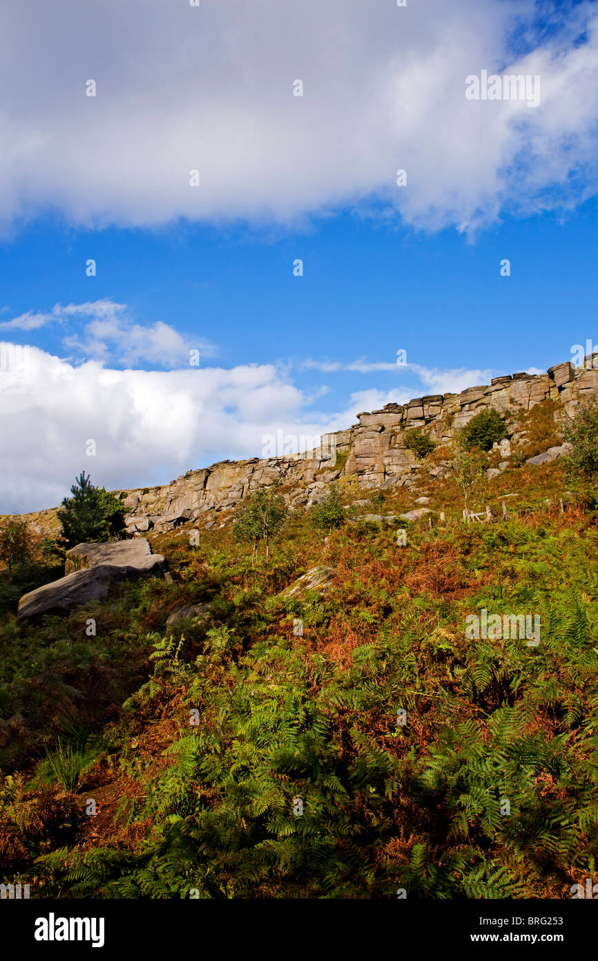 Stanage Edge in the Peak District England UK Stock Photo - Alamy