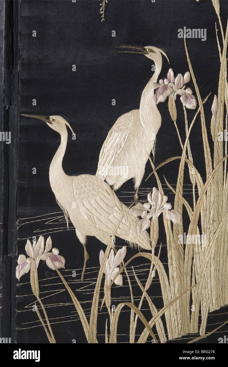 Japanese silk screen hi-res stock photography and images - Alamy
