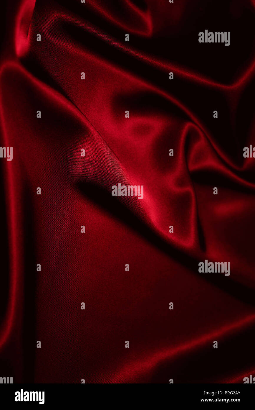 Texture of a red silk closeup Stock Photo - Alamy