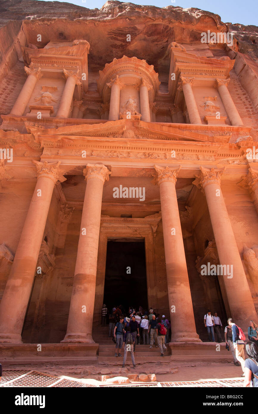 The ancient rock carved city Petra, Jordan Stock Photo - Alamy