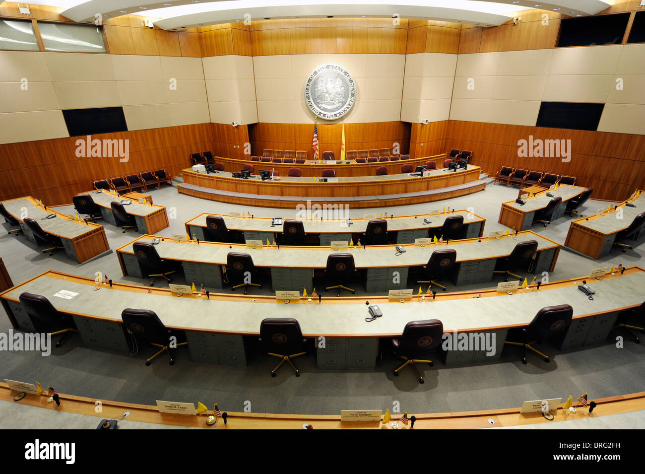 New Mexico State Capitol Santa Fe Senate Chamber Stock Photo - Alamy