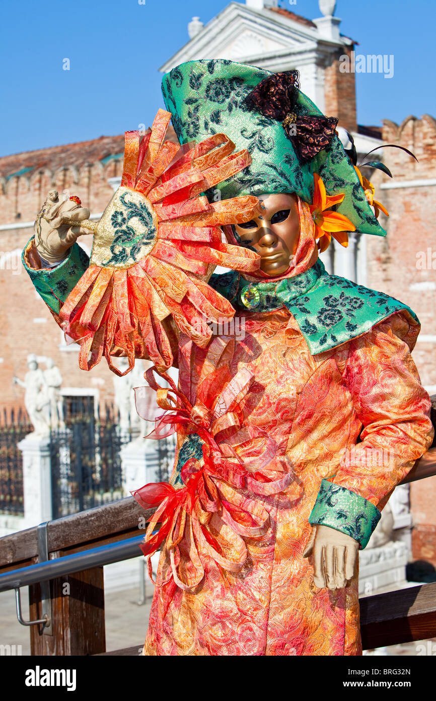 Venice Carnival costume Stock Photo - Alamy