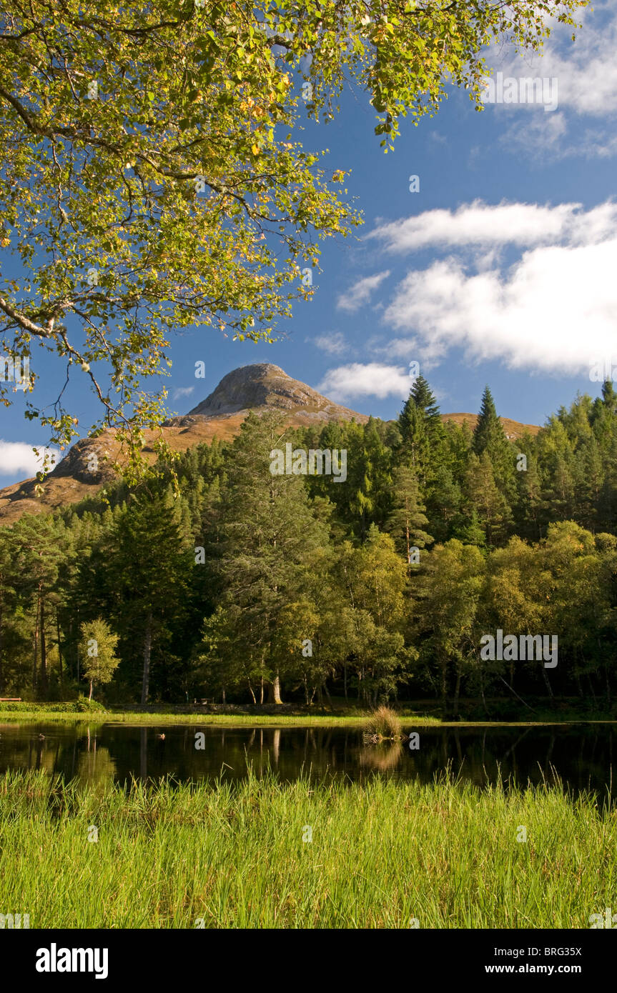 The Glencoe Lochans and the Pap of Glencoe towering above from the ...