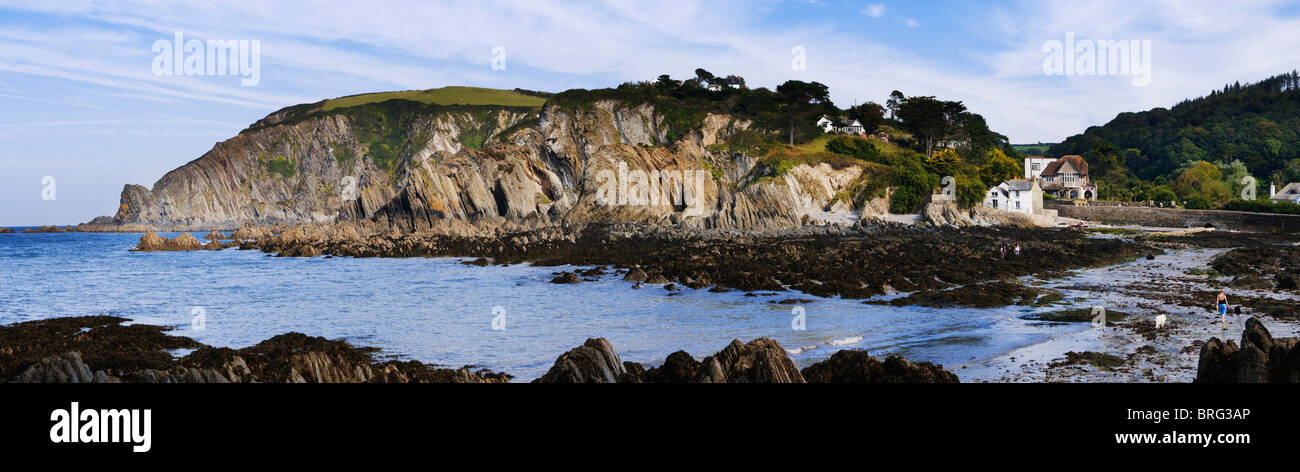 colour image lee bay ilfracombe the devon coast england uk Stock Photo ...