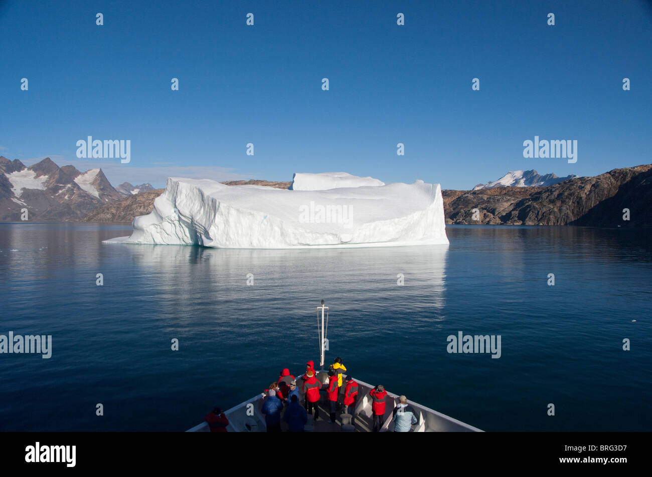 Greenland, Southeast coast, Skjoldungen Fjord. Silversea expedition ...