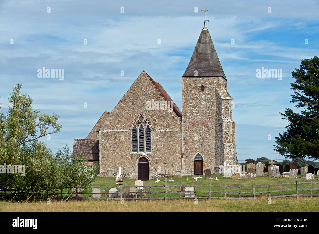 Saint Clement church, Old Romney, Kent, England Stock Photo - Alamy
