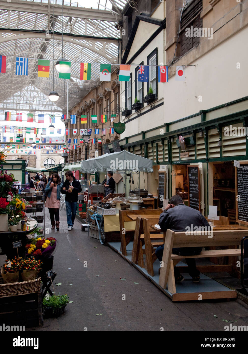 St Nicholas Market Bristol Stock Photo - Alamy