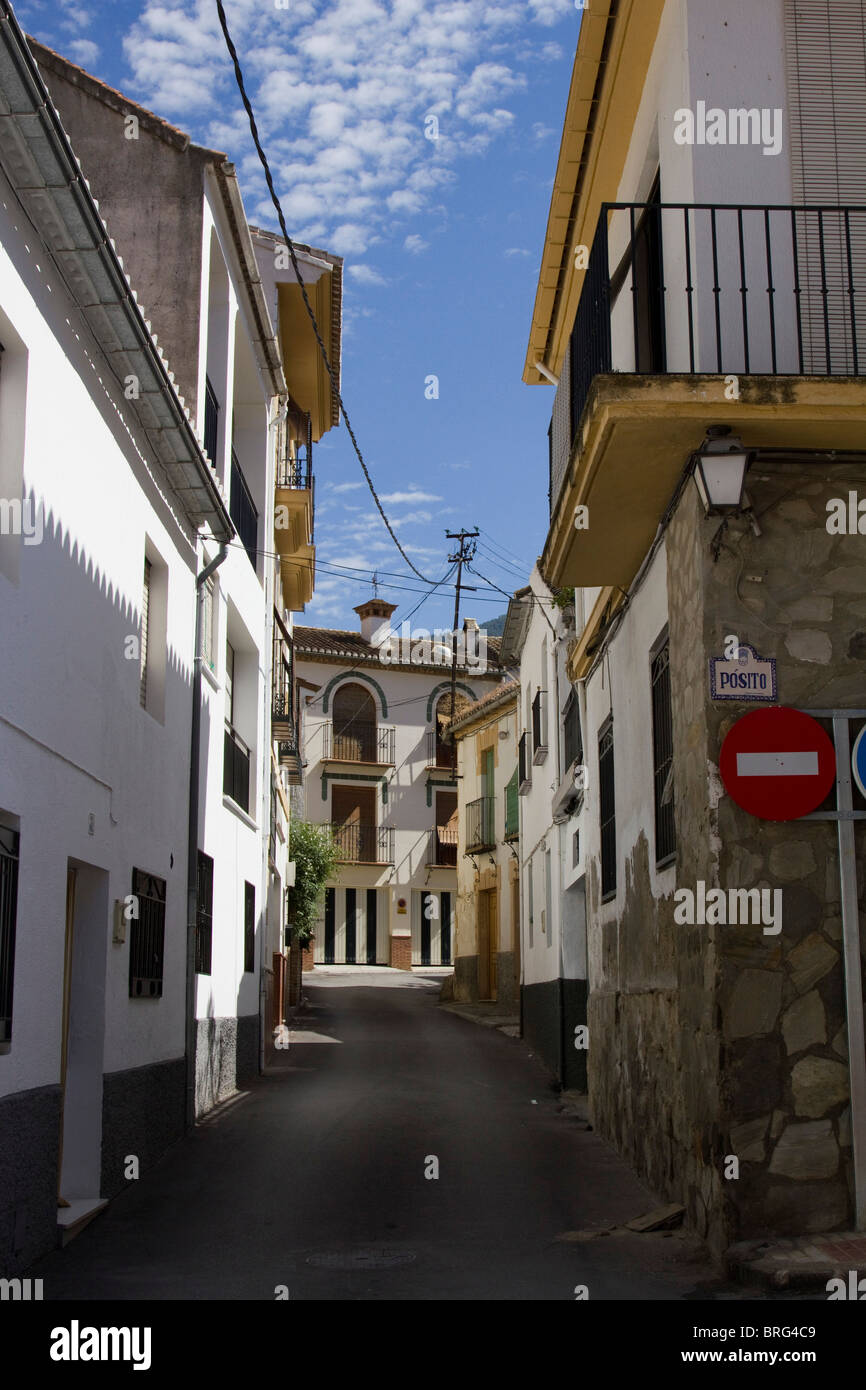 monachil gorge area Sierra Nevada National Park Spain Europe Stock ...