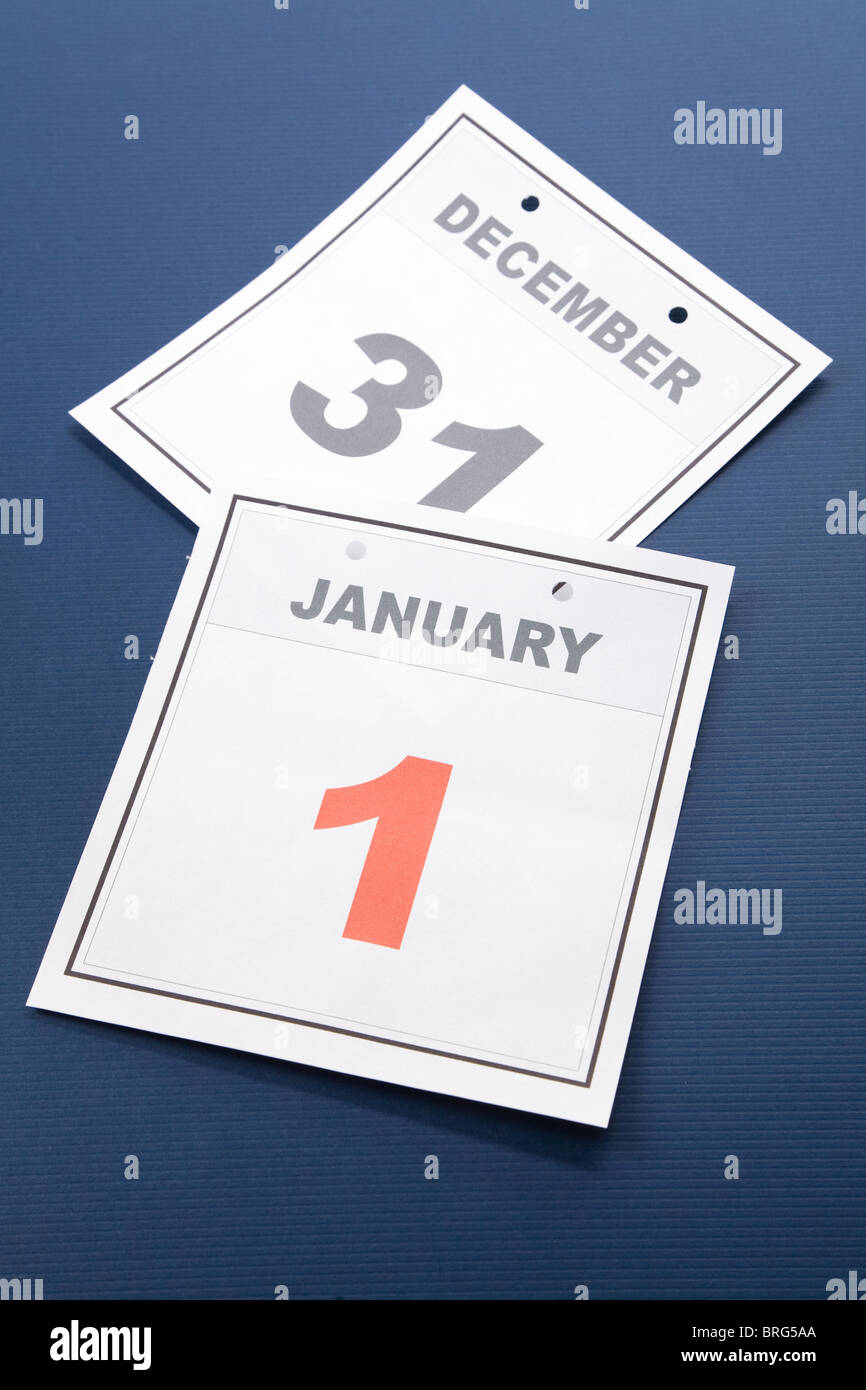 New Year, calendar date January 1 for background Stock Photo - Alamy