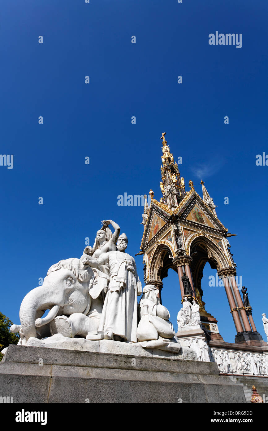 The Asia sculpture by John Henry Foley at the Albert Memorial ...