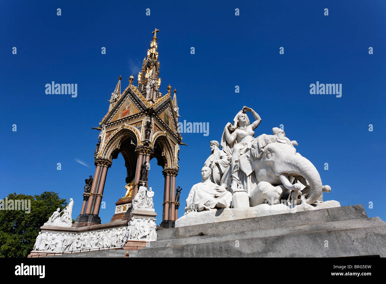 The Asia sculpture by John Henry Foley at the Albert Memorial ...