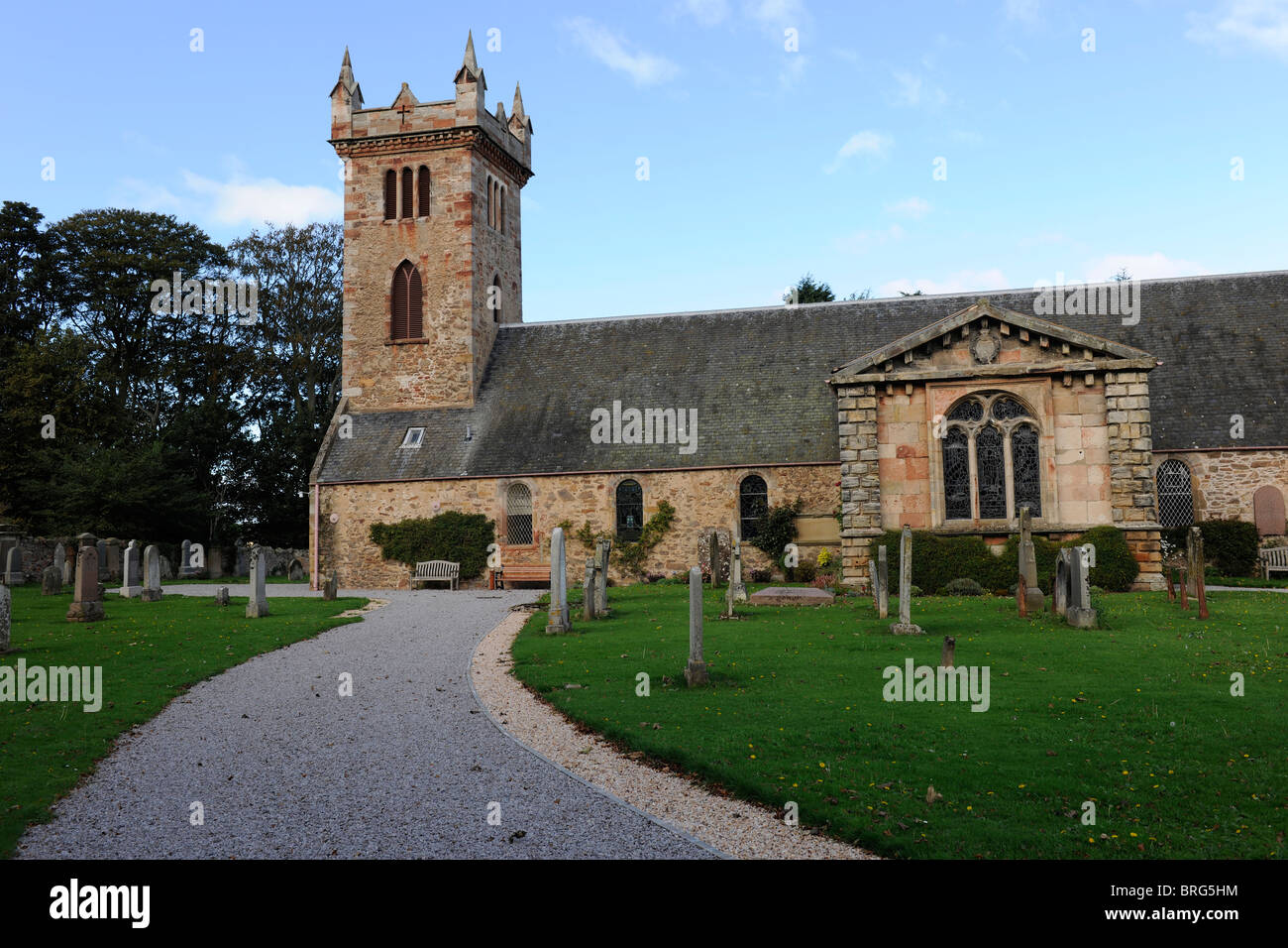 Dirleton Parish Church, East Lothian, Scotland-1 Stock Photo - Alamy
