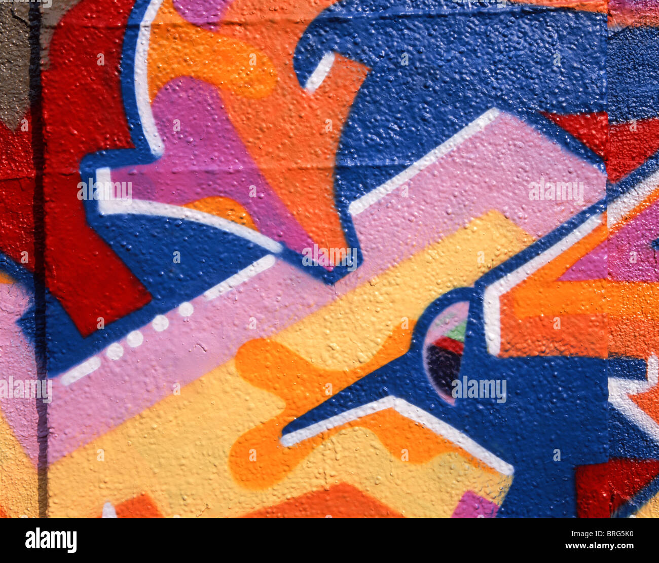 Many colorful arrows on a public wall in Munich, Germany Stock Photo ...